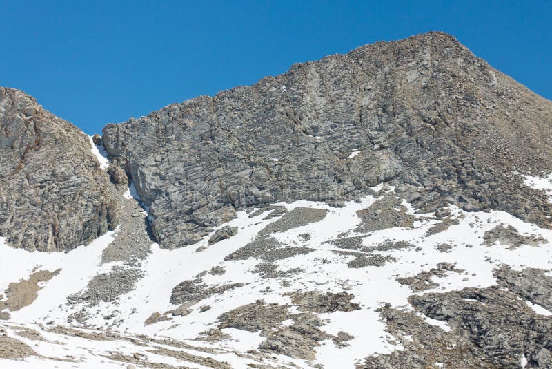 Forester Pass in the High Sierra Stock Photo - Image of footpath, snow ...