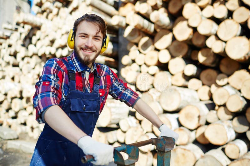 Forester stock photo. Image of lumberyard, ecology, modern - 91189568