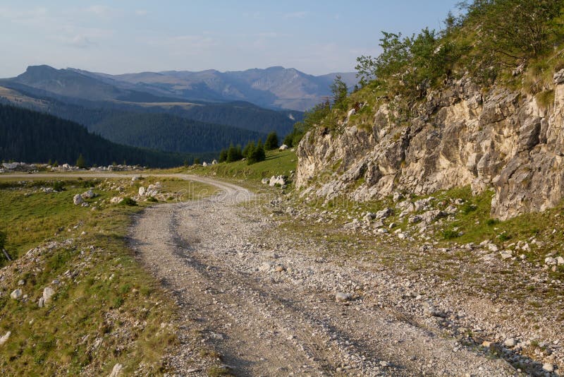 Forestry road stock photo. Image of geographical, coils - 26078670