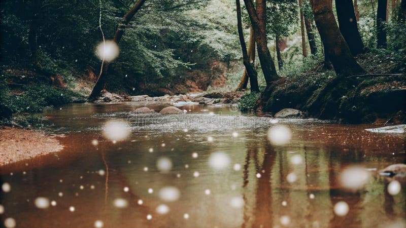 Forests and rivers stock illustration. Illustration of vacation - 347065187