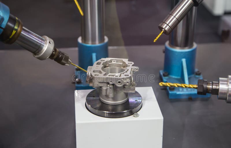 Foreuse de robot photo stock. Image du production, forage - 105176486