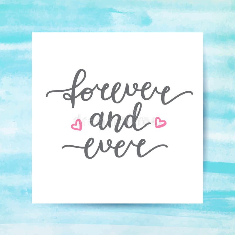 Forever and ever stock illustration. Illustration of frame - 100678430