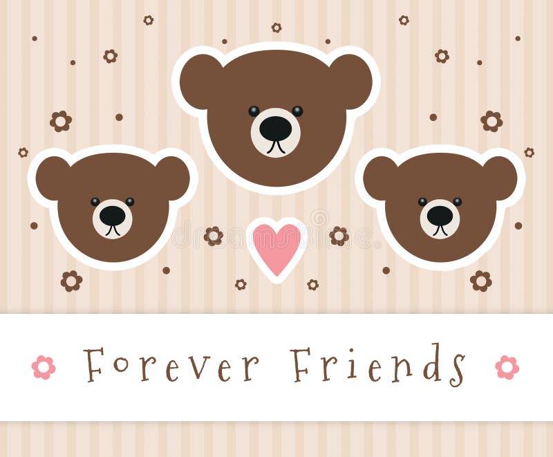 Best Friends Smiley Face Vector Design Concept with Funny Facial ...