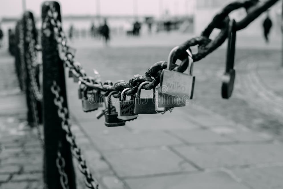 Forever editorial photo. Image of chain, padlocks, people - 93444106