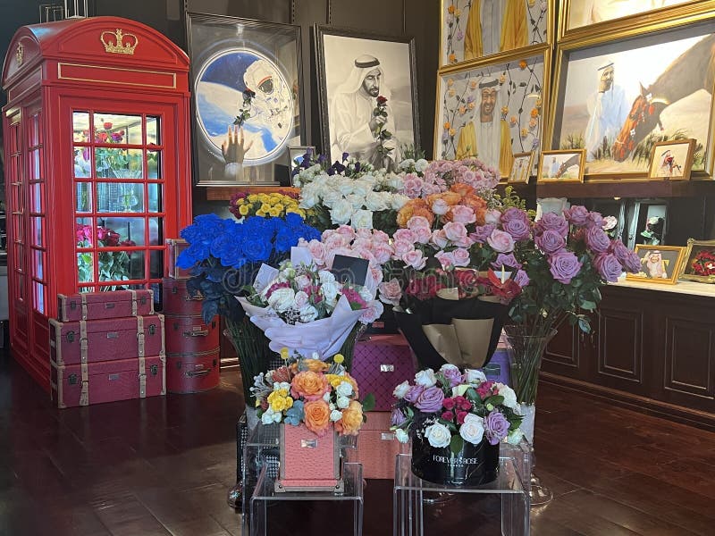 Forever Rose Store at BoxPark Development in Dubai, UAE Editorial Stock ...