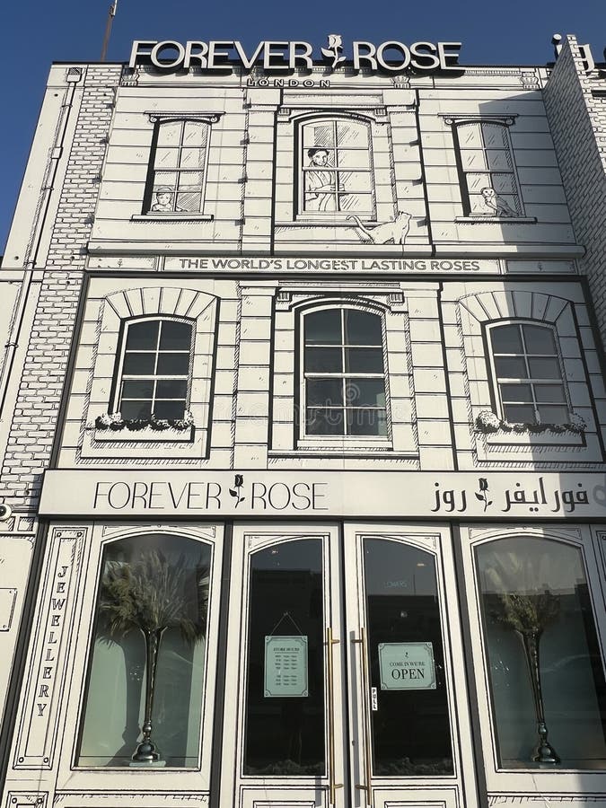 Forever Rose Store at BoxPark Development in Dubai, UAE Editorial Stock ...