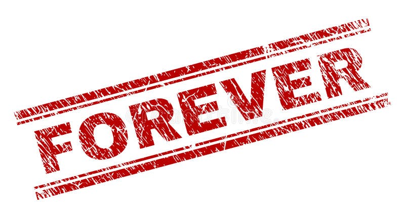 Grunge Textured FOREVER Stamp Seal Stock Vector - Illustration of ...