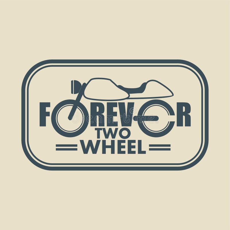 Forever Two Wheel Illustration Stock Illustration - Illustration of ...