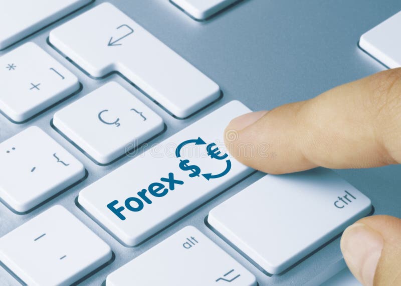 Forex - Inscription on Blue Keyboard Key Editorial Stock Image - Image ...