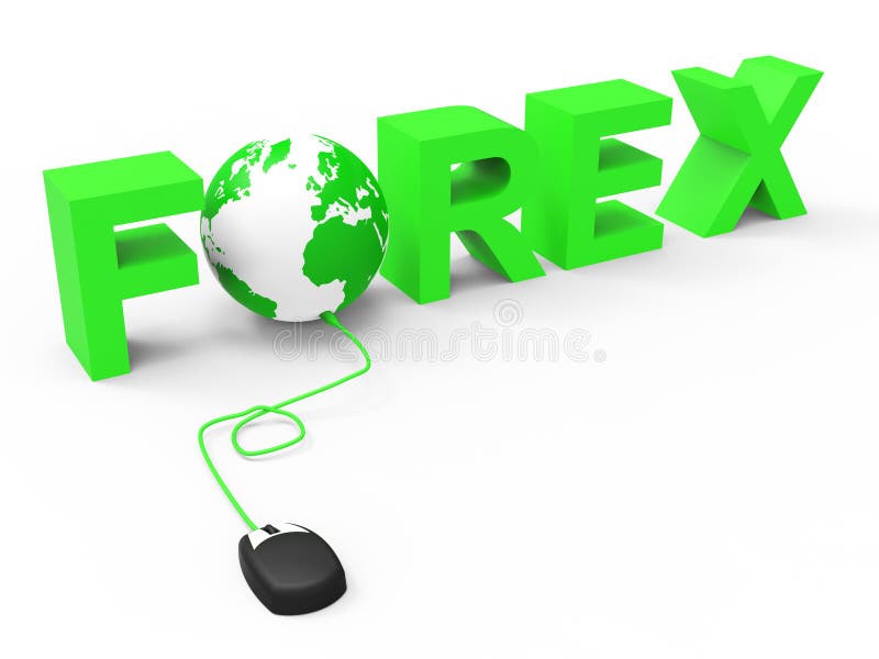 Forex Internet Means World Wide Web and Earth Editorial Photography ...