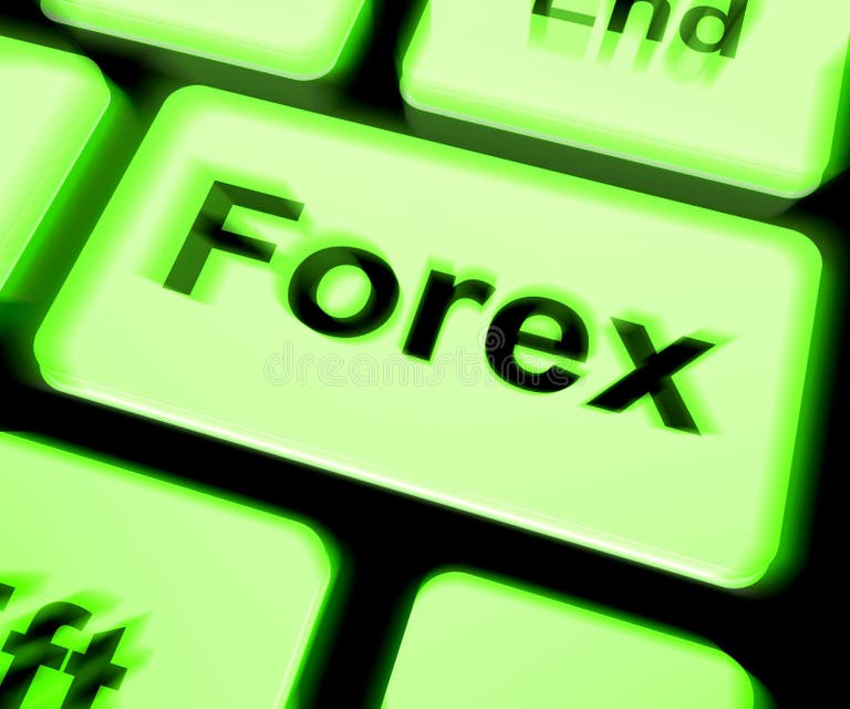 Forex Keyboard Shows Foreign Exchange or Currency Editorial Image ...