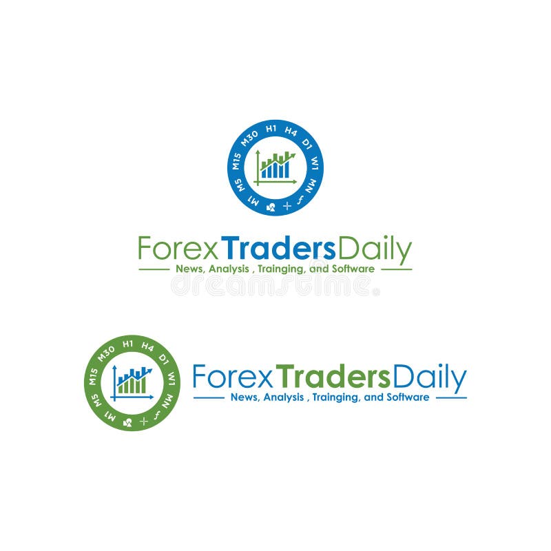Forex Traders daily Logo Design Template Editorial Image - Illustration ...