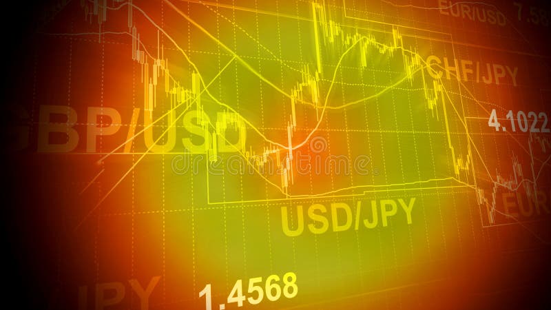 Forex Trading Business Concept Stock Illustration - Illustration of ...