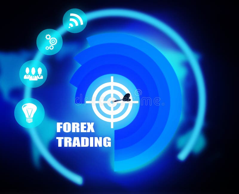 Forex Trading Concept Plan Graphic Stock Illustration - Illustration of ...