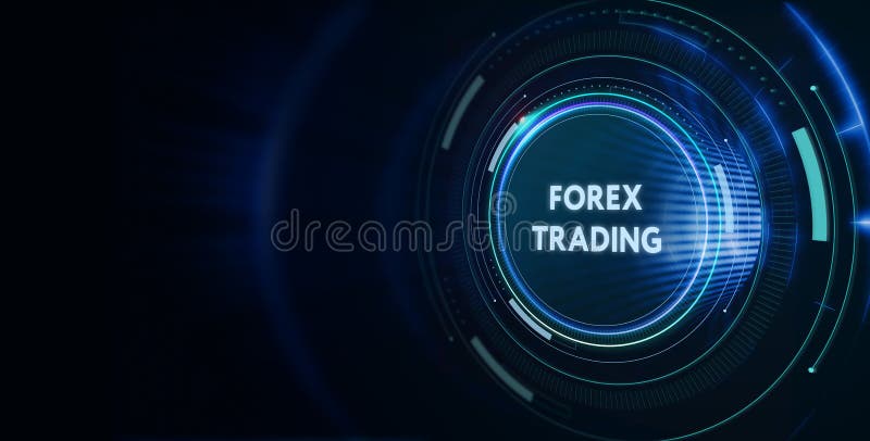 FOREX TRADING, New Business Concept. Business, Technology, Internet and ...