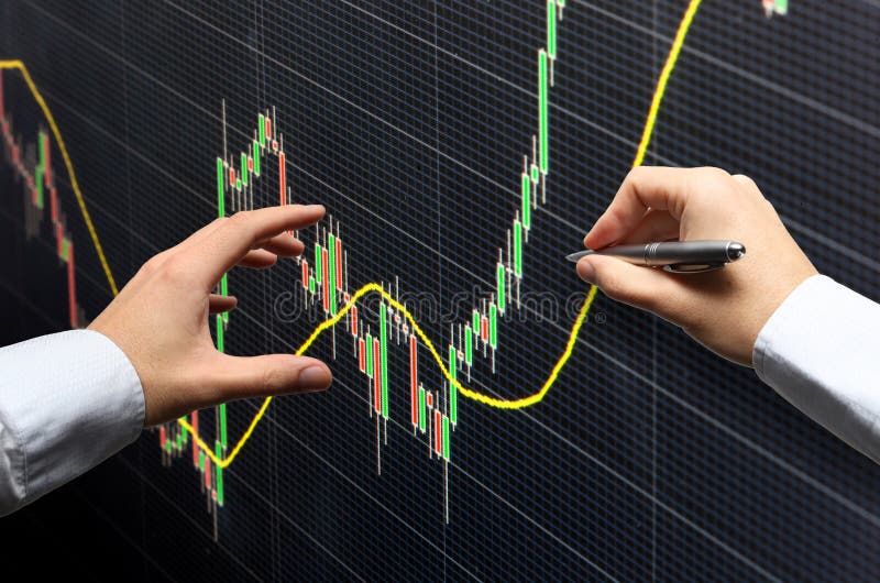 Forex Trading Technical Analysis Concept Stock Image - Image of ...