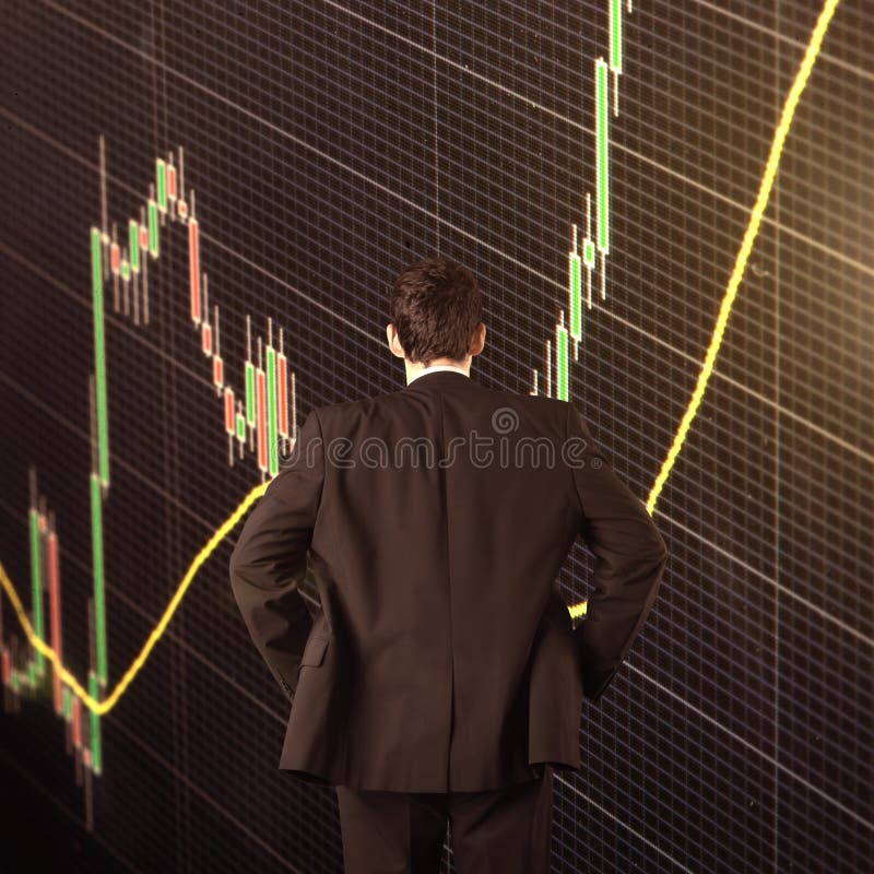 Forex Trading Technical Analysis Concept Stock Image - Image of chart ...