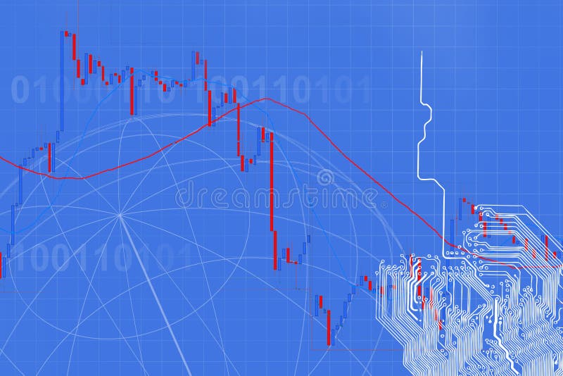 Forex Trading Technical Analysis Concept Stock Photo - Image of figures ...