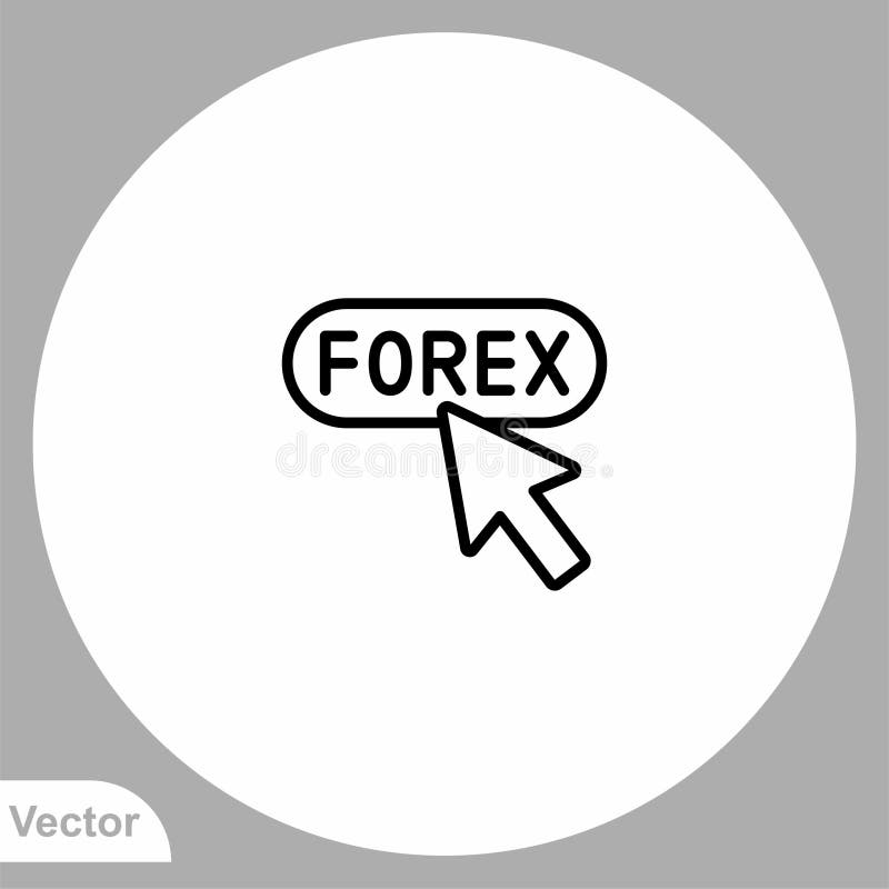 Forex Vector Icon Sign Symbol Stock Illustration - Illustration of ...