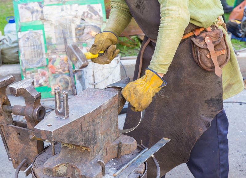 Forge by hand stock photo. Image of craft, craftsman - 40799104
