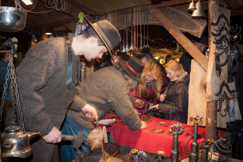 Forge on the Market. Poland. Editorial Stock Image - Image of metal ...