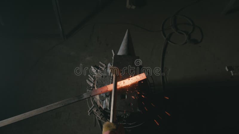 Forge Workshop. Smithy Manual Production Stock Photo - Image of shop ...