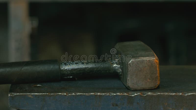 Forge Workshop. Smithy Manual Production Stock Photo - Image of bombing ...