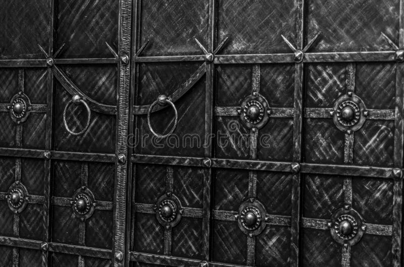 Forged Gate Metal Elements, Modern Design Stock Image - Image of forged ...