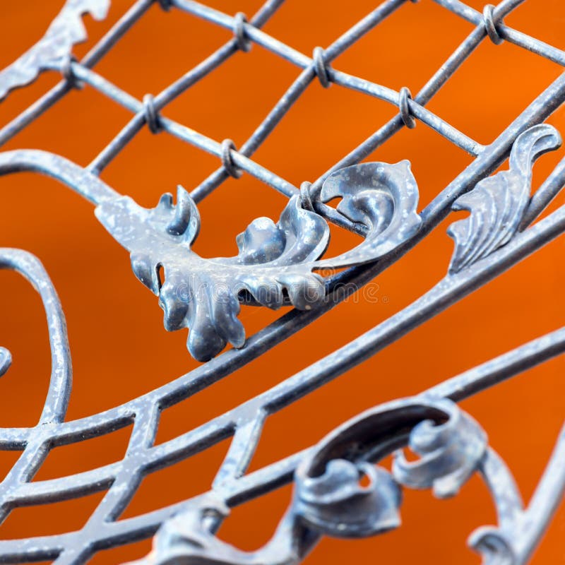 Forged metal close-up stock image. Image of close, design - 62029063