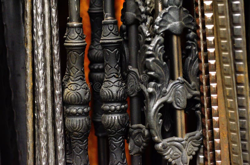 Forged metal products stock photo. Image of metal, frame - 66149602