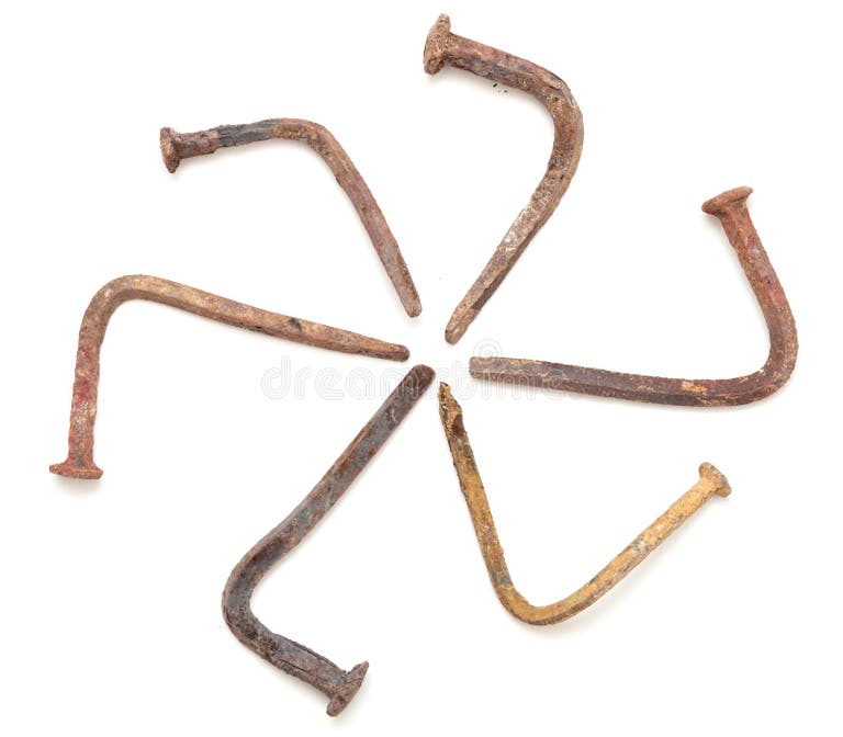 Forged nails figure stock photo. Image of nails, item - 36609598
