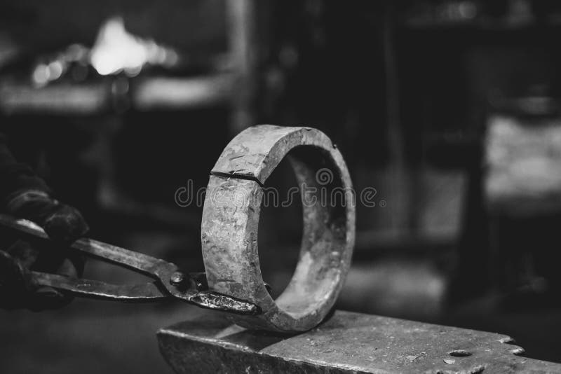 Forged Product at the Forge Stock Photo - Image of manufacturing ...