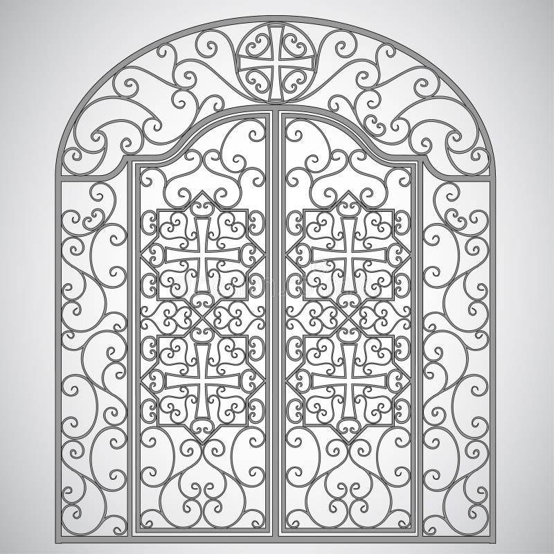 Wrought iron window grille stock photo. Illustration of outdoor - 29000902