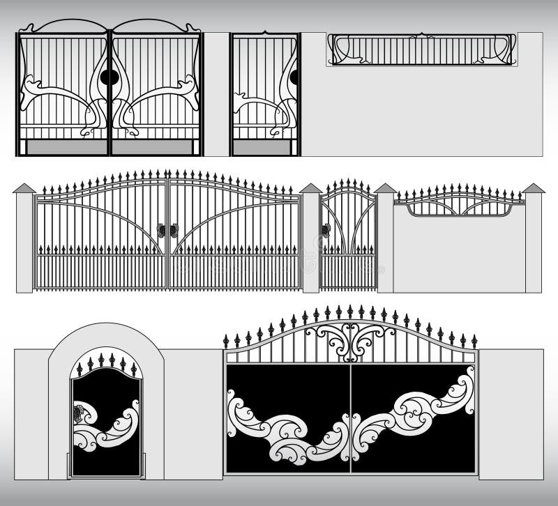 The forged products. stock vector. Illustration of steel - 36462395