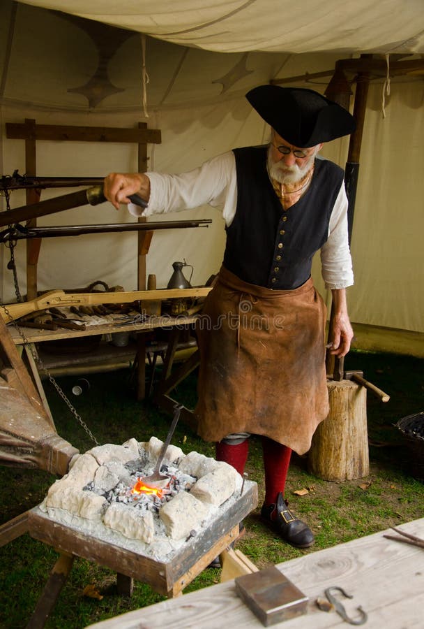 Forgeron médiéval photo stock éditorial. Image du histoire - 44362988