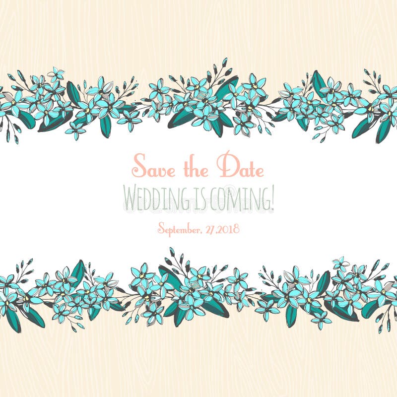 Forget Me Not Border Stock Illustrations – 983 Forget Me Not Border ...