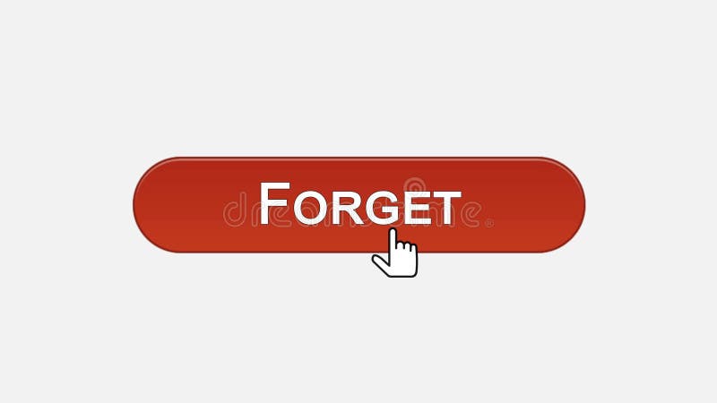 Forget Web Interface Button Clicked with Mouse Cursor, Different Color Choice Stock Video ...
