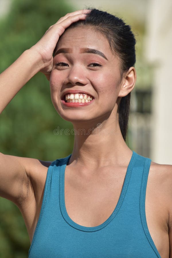 Forgetful Youthful Diverse Person Stock Image - Image of forget ...