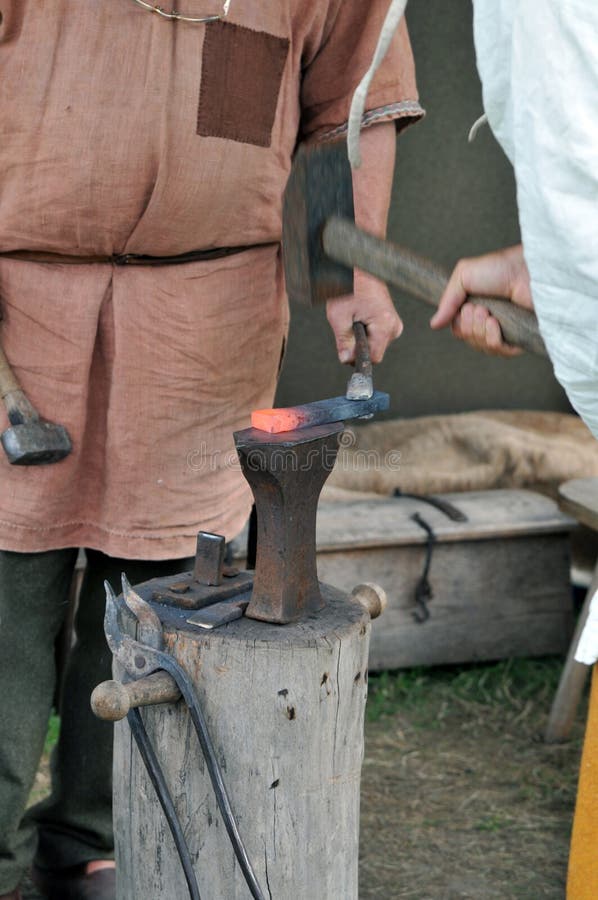 Forging stock image. Image of handicraftsman, craftsperson - 17748105