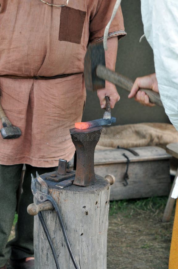 Forging stock image. Image of handicraftsman, craftsperson - 17748105