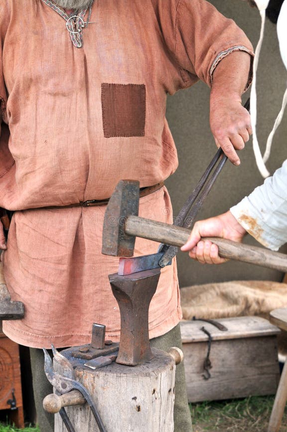 Forging stock image. Image of farrier, forming, annealing - 18176239