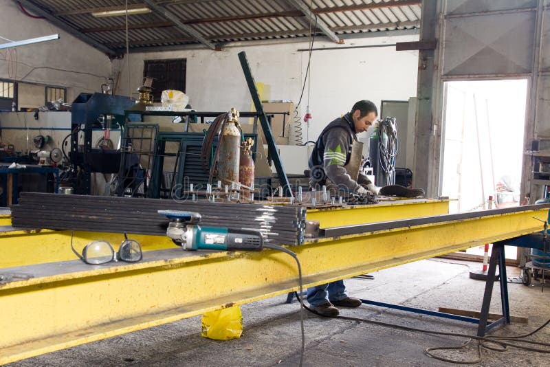 Forging iron stock image. Image of metallurgy, iron, construction ...