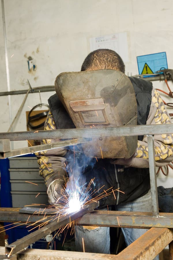 Forging iron stock image. Image of labour, factory, forge - 13252413
