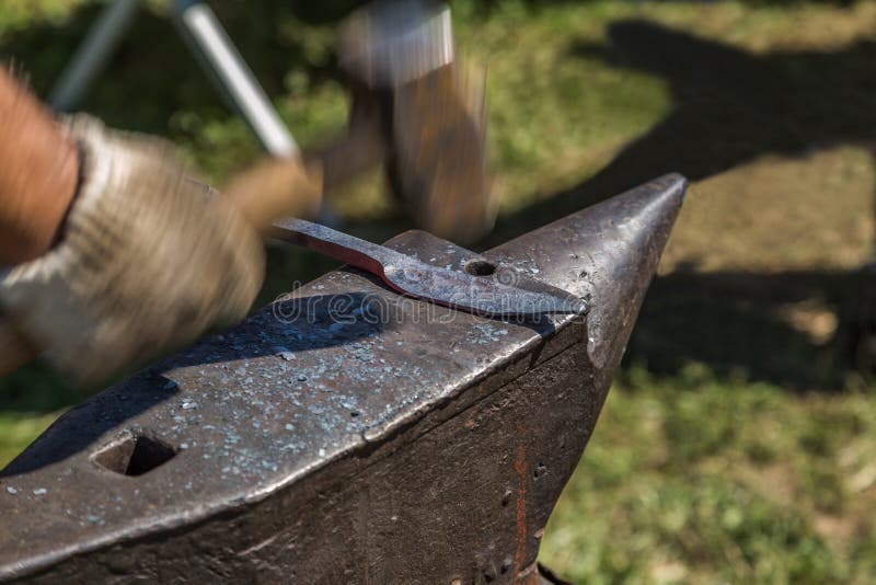 Forging iron stock photo. Image of forge, metalwork, metallurgy - 13233968