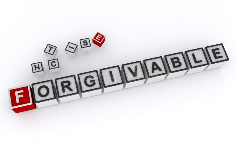 Forgivable Word Stock Illustrations – 2 Forgivable Word Stock ...