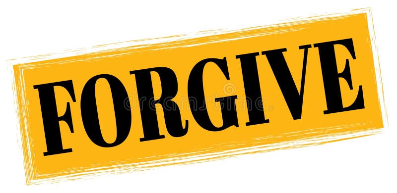Forgive Written Stock Illustrations – 184 Forgive Written Stock ...