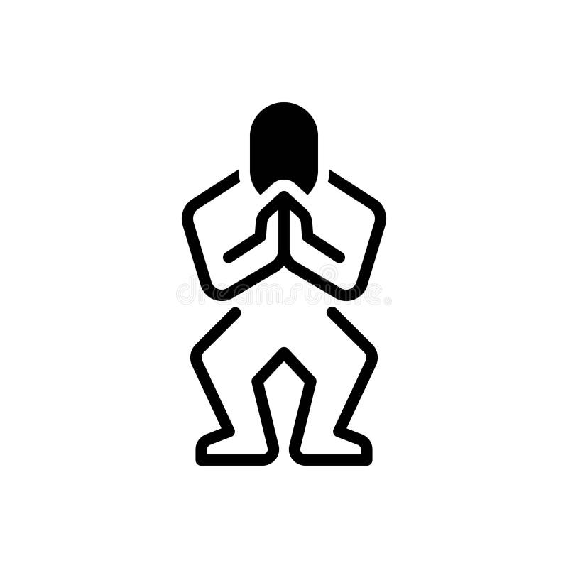 Black Solid Icon for Forgiveness, Pardon and Forgive Stock Vector ...