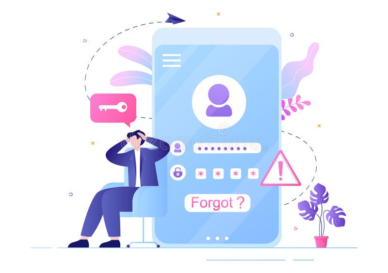 Forgot Password and Account Login for Web Page, Protection, Security ...