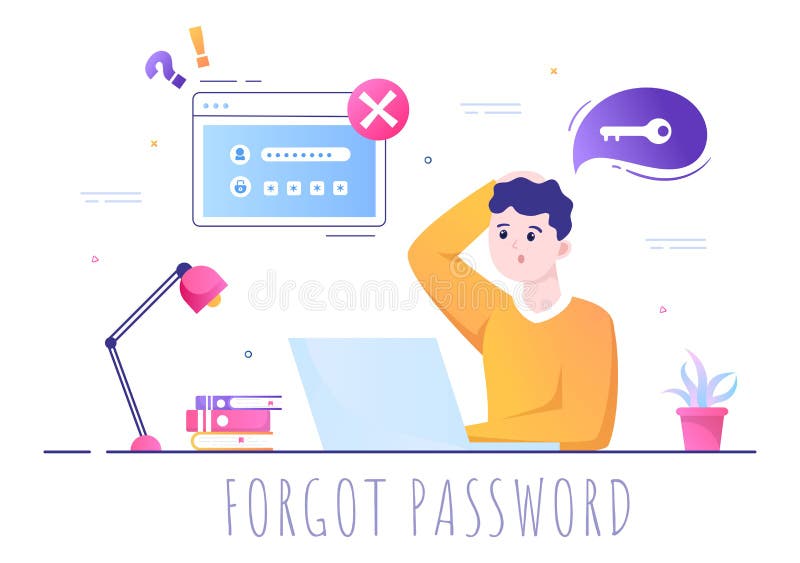 Forgot Password and Account Login for Web Page, Protection, Security ...