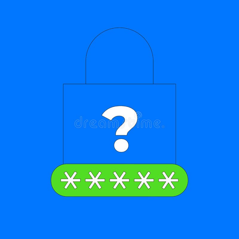 Forgot Password Vector Stock Illustrations – 708 Forgot Password Vector ...